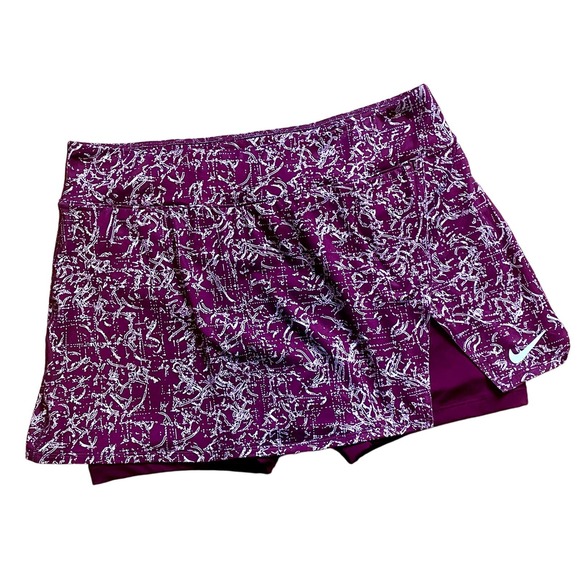 Nike | Shorts | Nike Red White Drifitslim Fit Athletic Skort Golf ...